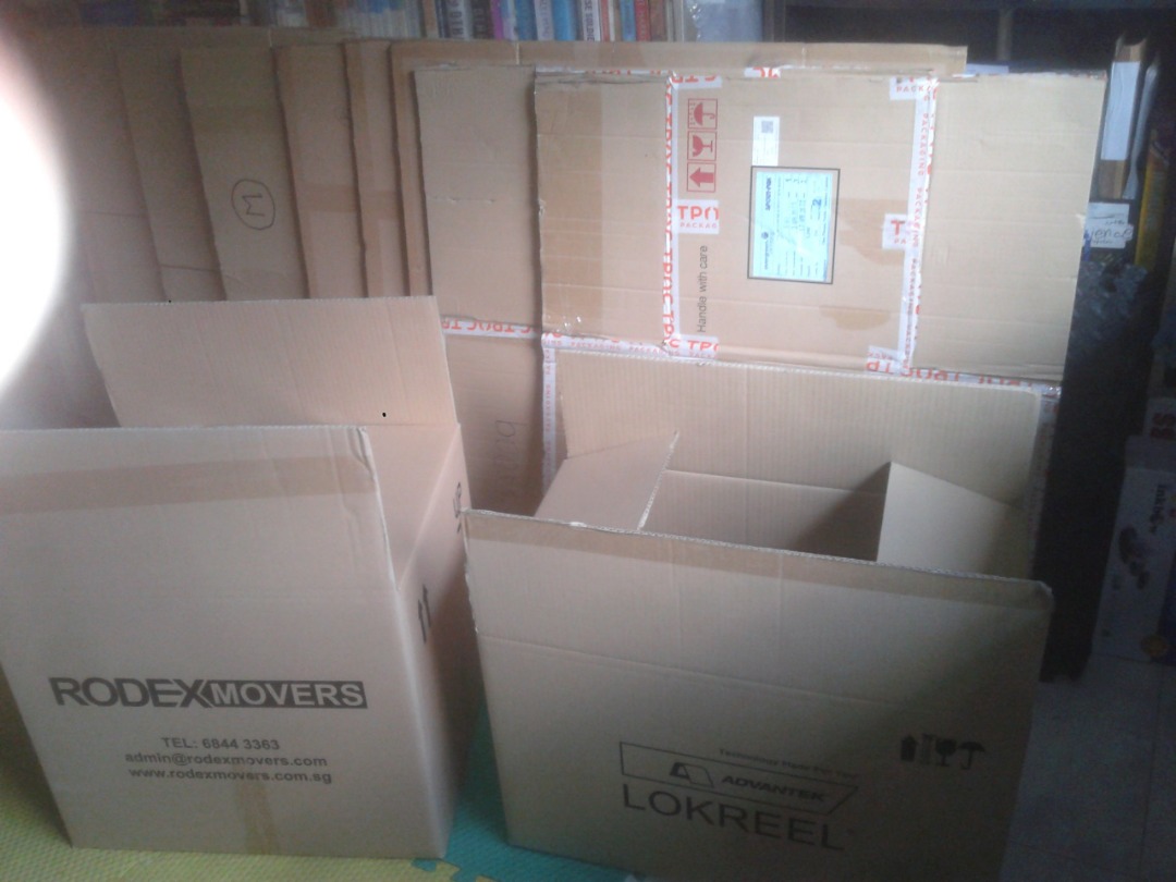Free - Ten Removing/Packing Boxes, Free Items on Carousell