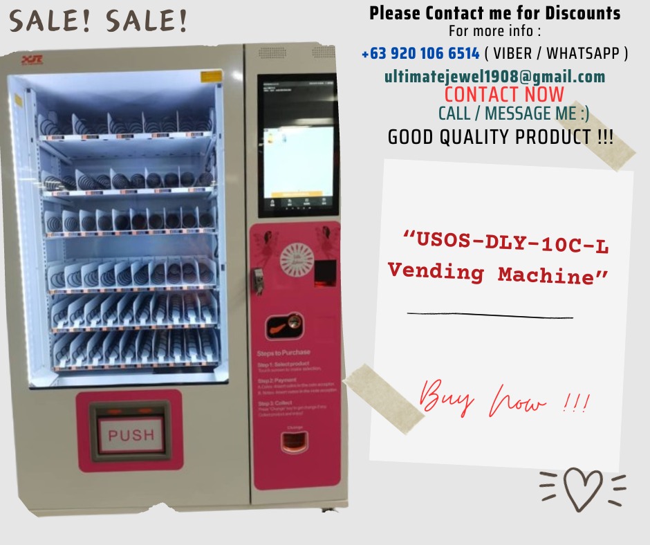 FREE CUSTOMIZED COLOR USOS-DLY-10C-L VENDING MACHINE - EASY TO OPERATE ...