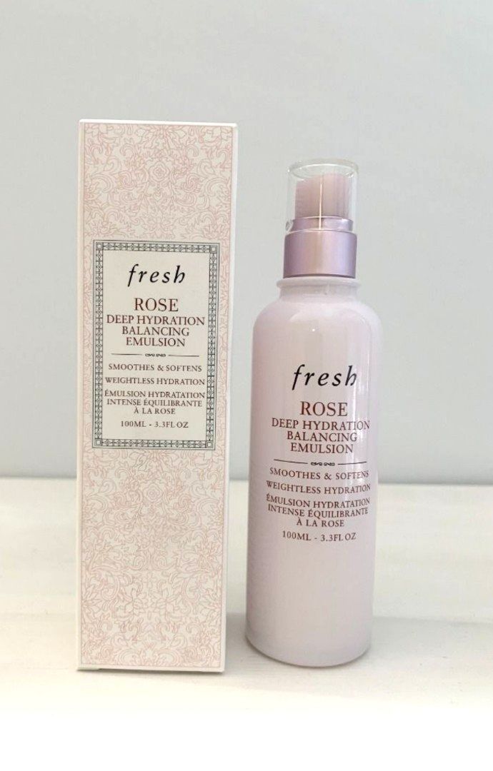 Fresh rose deep hydration balancing emulsion, Beauty & Personal Care ...