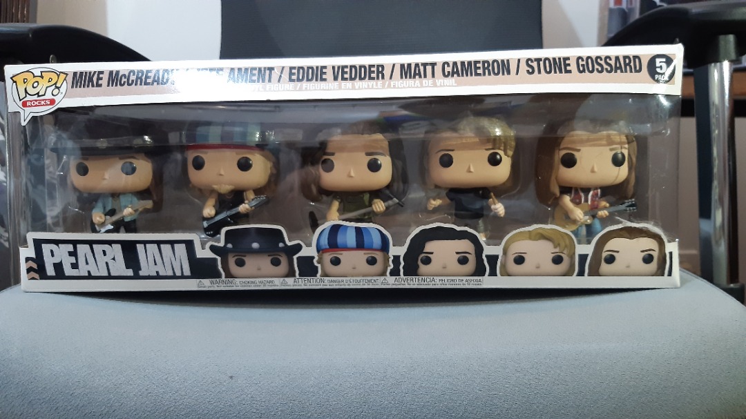 Funko Pop Rocks Pearl Jam 5 Pack, Hobbies & Toys, Toys & Games on Carousell