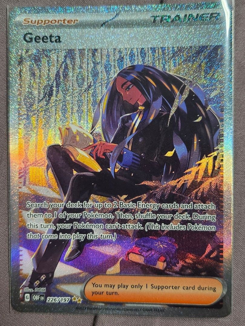 Geeta SIR 226/197 (Obsidian Flames) Pokemon, Hobbies & Toys, Toys ...