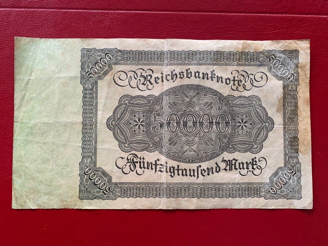 Germany 50000 Mark 1922 JUMBO Banknote, Hobbies & Toys, Collectibles ...