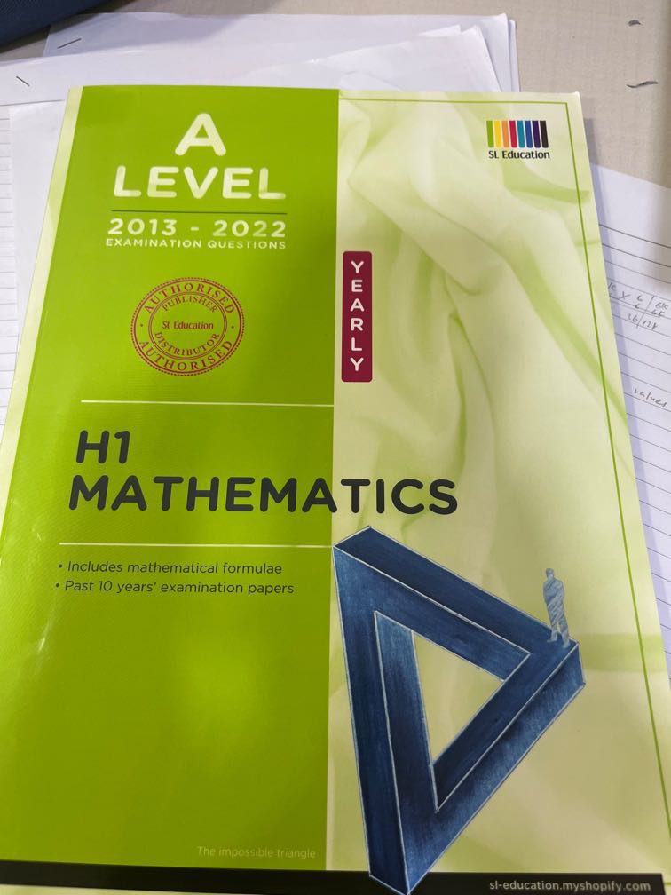 H1 Math A Levels TYS Yearly Ten Year Series with Answers, Hobbies ...