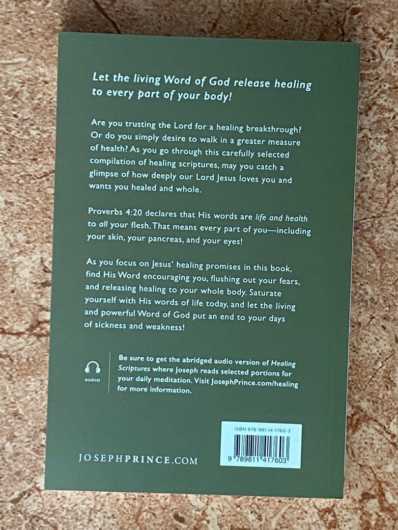 Healing scriptures by Joseph Prince, Hobbies & Toys, Books & Magazines ...