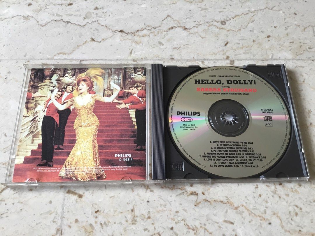 Hello, Dolly Barbra Streisand, Hobbies & Toys, Music & Media, CDs & DVDs on Carousell