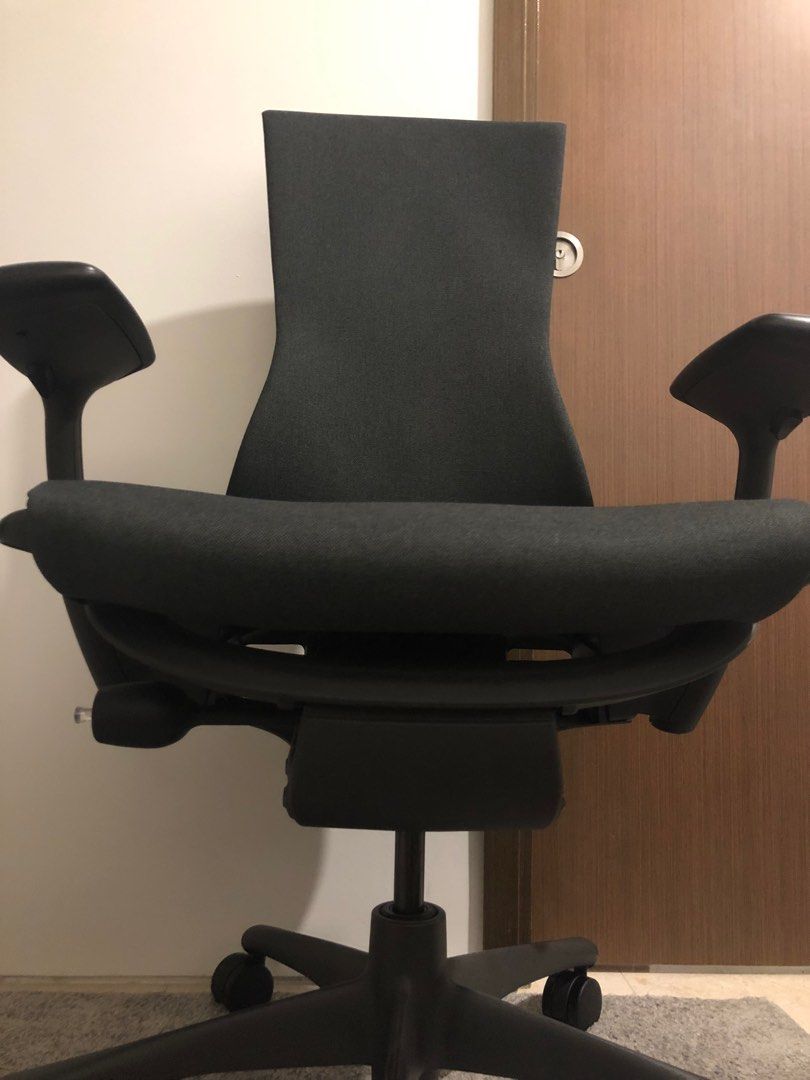 Herman Miller Embody Graphite office chair , Furniture & Home Living ...