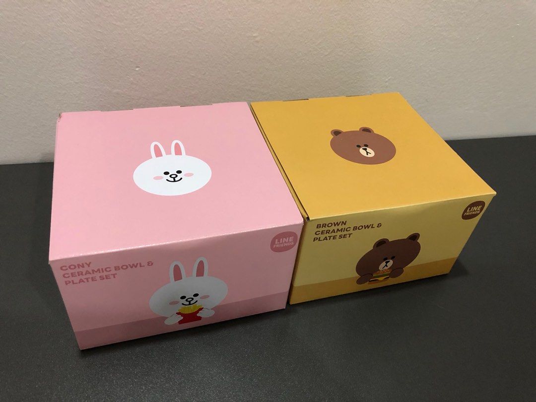 HK MCD Line Friends Bowl with lid x 2, Furniture & Home Living ...