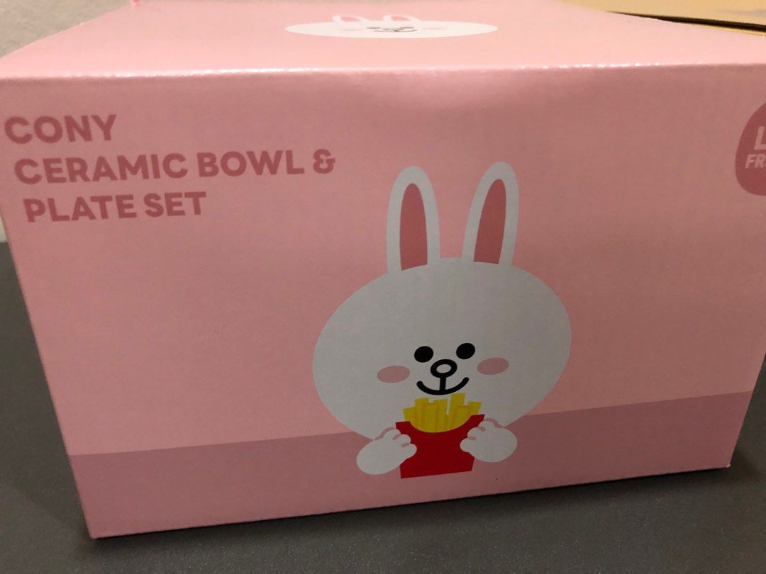 HK MCD Line Friends Bowl with lid x 2, Furniture & Home Living ...