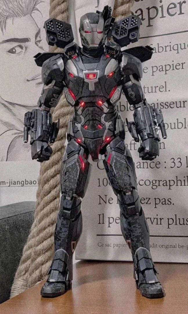 Hot toys war machine mk 4 custom, Hobbies & Toys, Toys & Games on Carousell