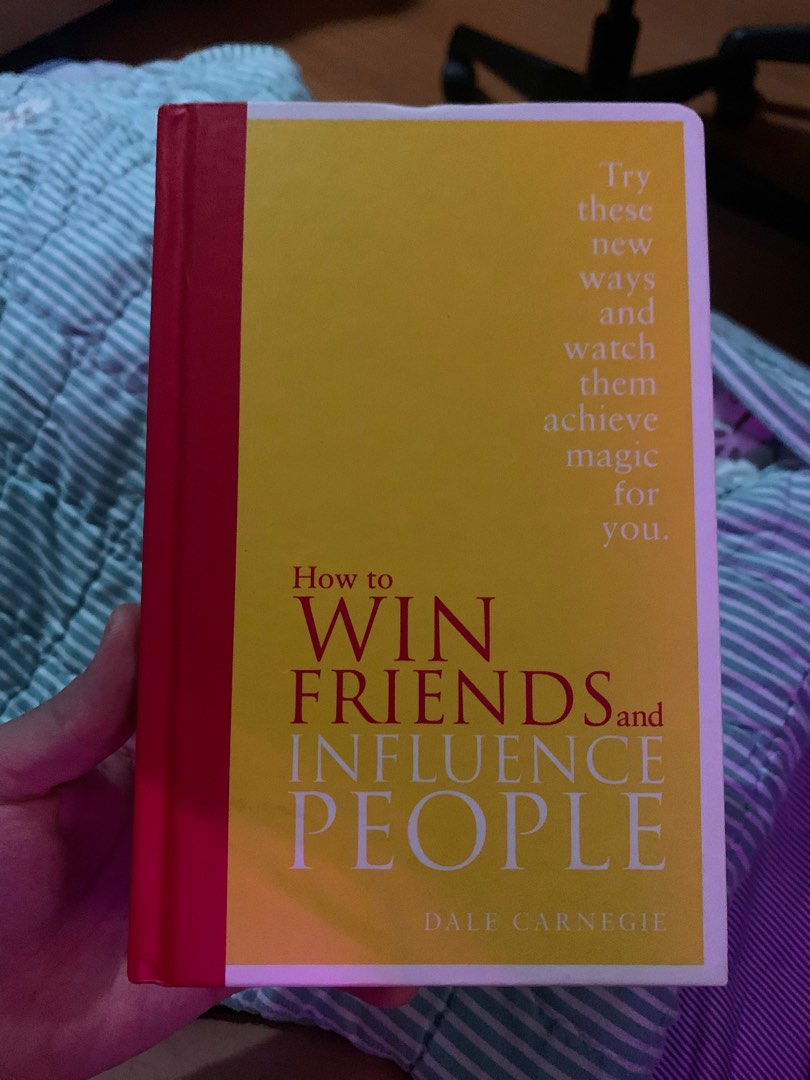 How To Win Friends And Influence People Book Hobbies And Toys Books