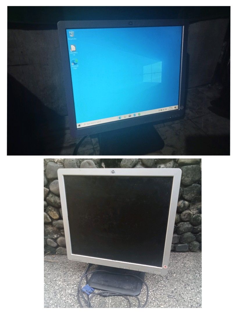 HP heavy duty square monitor w/stand and wall mount gaming graphic ...