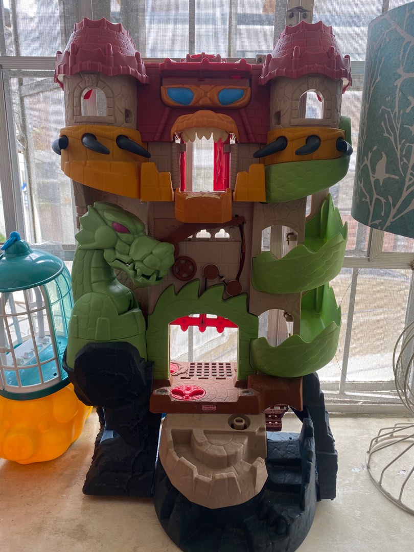 Imaginext Dragon world fortress castle play set, Hobbies & Toys, Toys ...