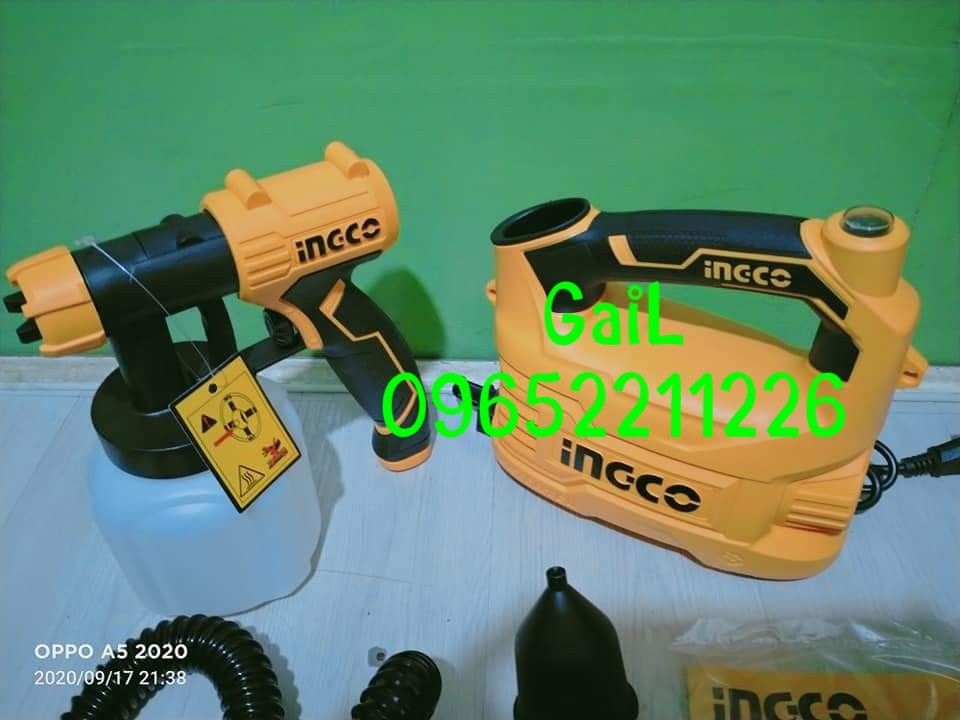INGCO 550W Spray Gun (SPG5008), Commercial & Industrial, Construction ...