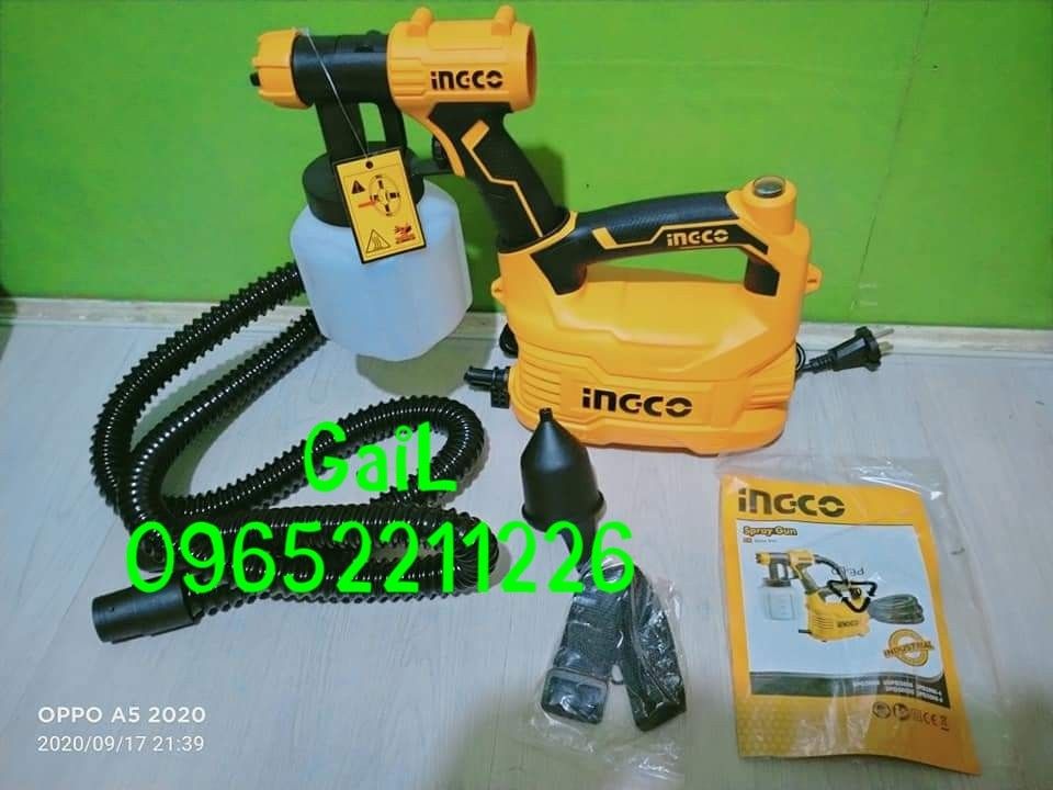 INGCO 550W Spray Gun (SPG5008), Commercial & Industrial, Construction ...
