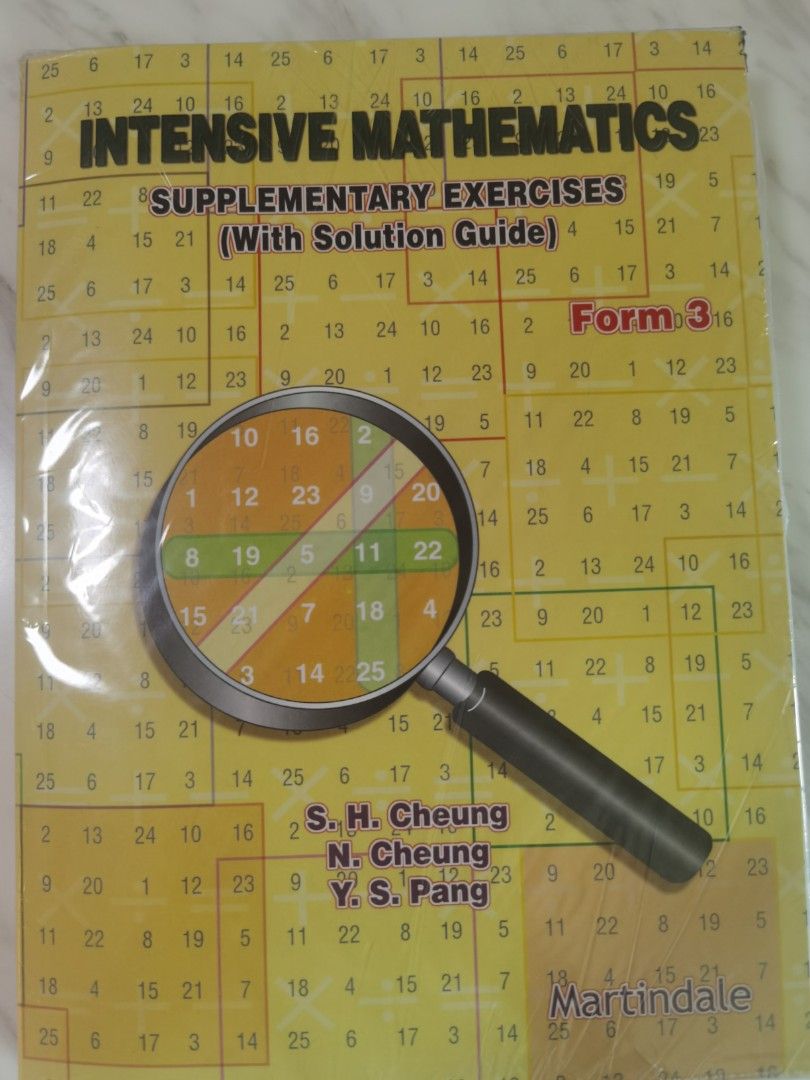 Intensive Mathematics with Solution Guide Form 3, 興趣及遊戲, 書本 & 文具, 教科書 ...