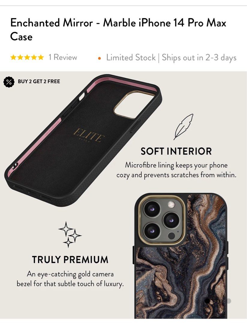 iPhone 14 pro max Burga Elite MagSafe Enchanted mirror, Mobile Phones & Gadgets, Mobile & Gadget ...