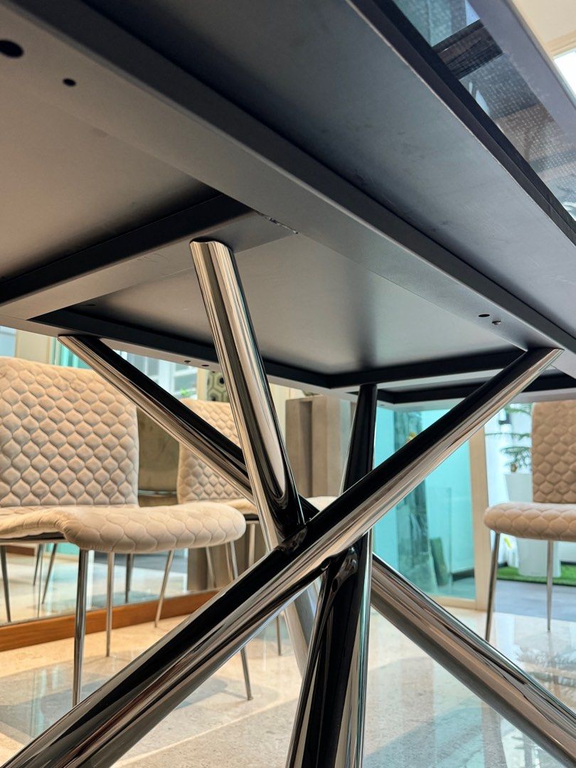 Italian design Sinistered Stone Dining Table, Furniture & Home Living ...