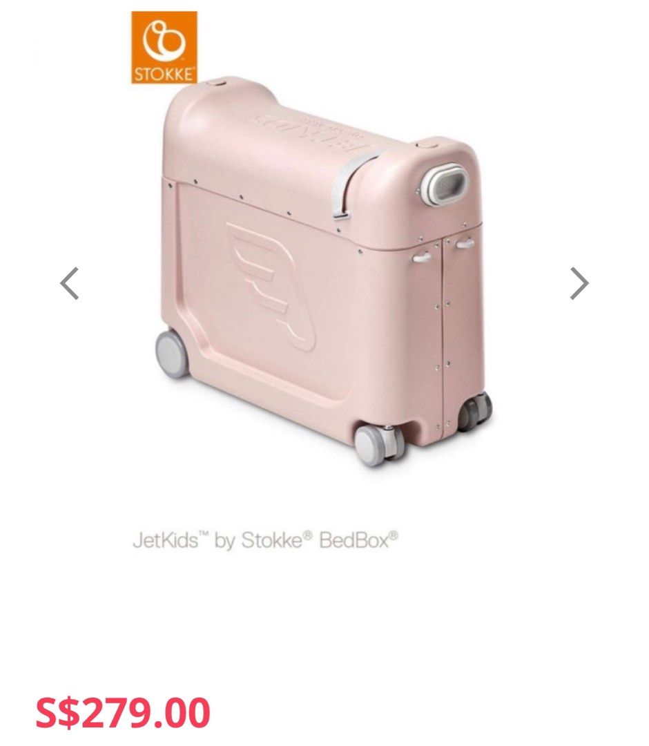 JetKids by Stokke Bed Box Airplane Ride/Carry/Sleep-On Suitcase, Babies ...