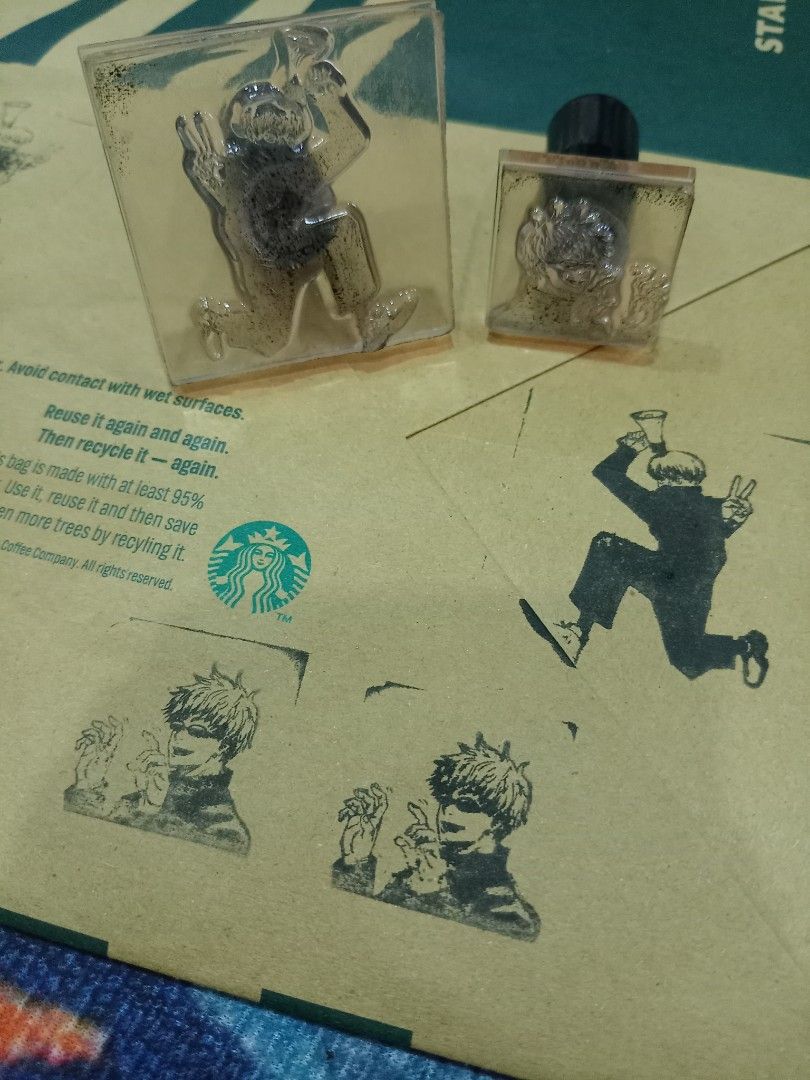 Jujutsu Kaisen Custom Stamp - Gojo Satoru & Toge Inumaki, Hobbies ...