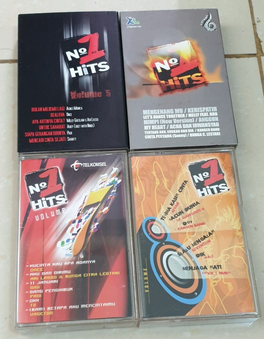 Kaset No 1 Hits Indonesia # 4 Album, Musik & Media, CD, DVD & Lainnya di Carousell