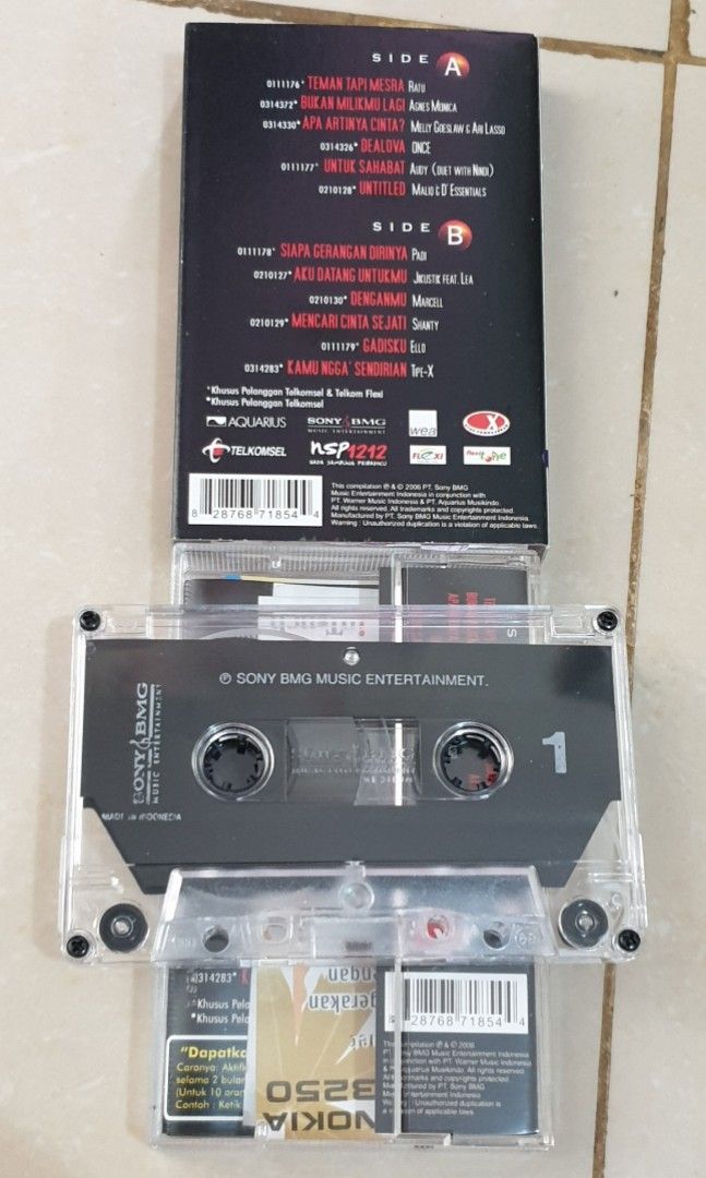 Kaset No 1 Hits Indonesia # 4 Album, Musik & Media, CD, DVD & Lainnya di Carousell