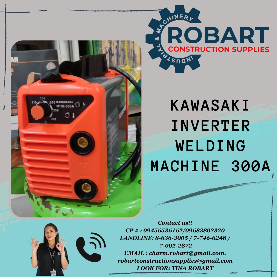 Kawasaki Inverter Welding Machine 300A, Commercial & Industrial ...