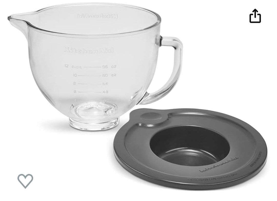 Kitchenaid Glass Bowl 4.5L, TV & Home Appliances, Kitchen Appliances ...