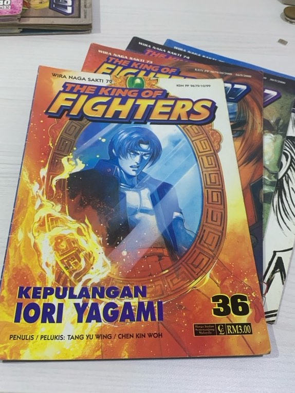 KOF 97 #36, #37, #39 The King Of Fighters Book(RM15 satu komik sahaja ...
