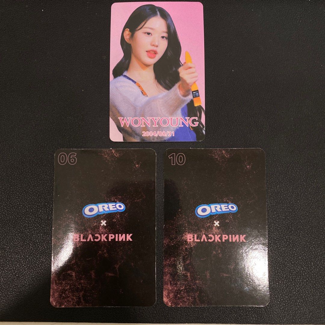 K-pop Idol Cards { WonYoung | Jisoo | Blackpink }, Hobbies & Toys ...