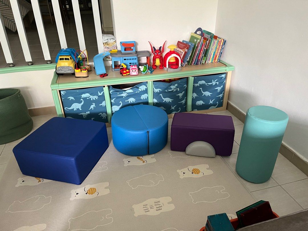 Large Foam Play Gym Blocks, Babies & Kids, Infant Playtime on Carousell