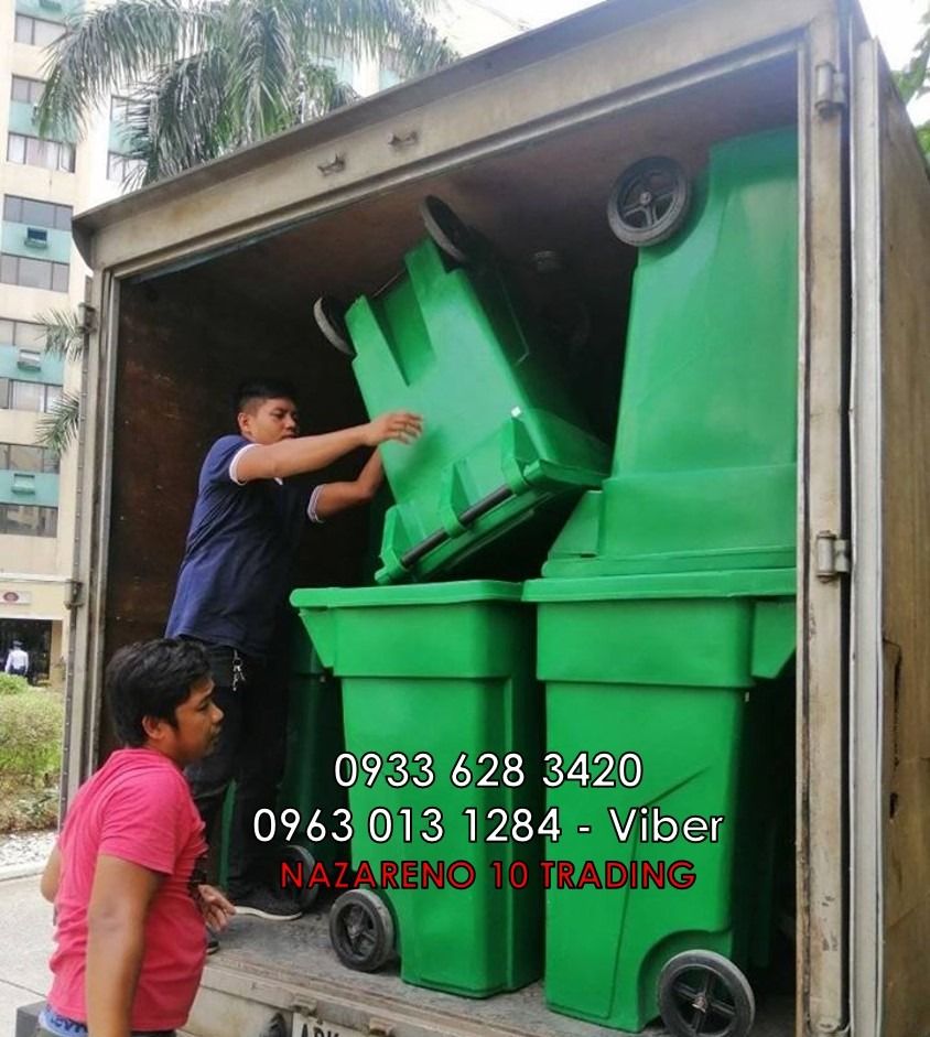 Large Trash bin With Wheels Roller King Uga Trash Bin Rolling Bin ...