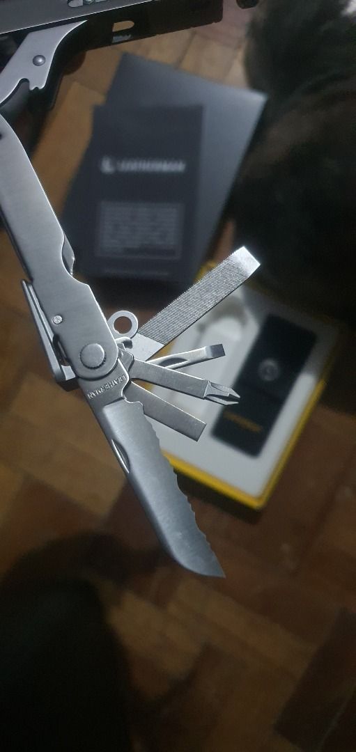 Leatherman Crunch EDC Multitool, Furniture & Home Living, Home ...