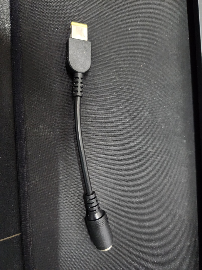 Lenovo Thinkpad Round To Slim Tip Adapter Computers Tech Laptops Notebooks On Carousell