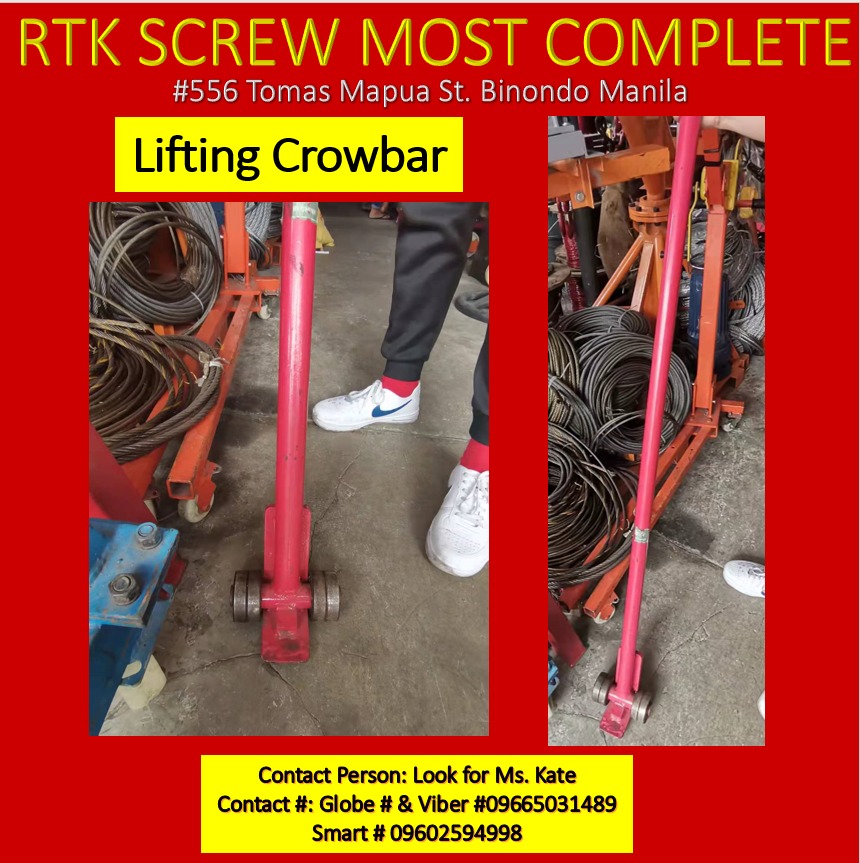 Lifting Crowbar, Commercial & Industrial, Construction Tools & Equipment on Carousell