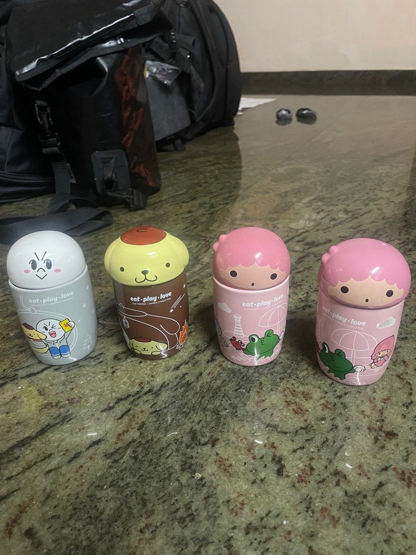 Line friend Sanrio character cup, Furniture & Home Living, Kitchenware ...