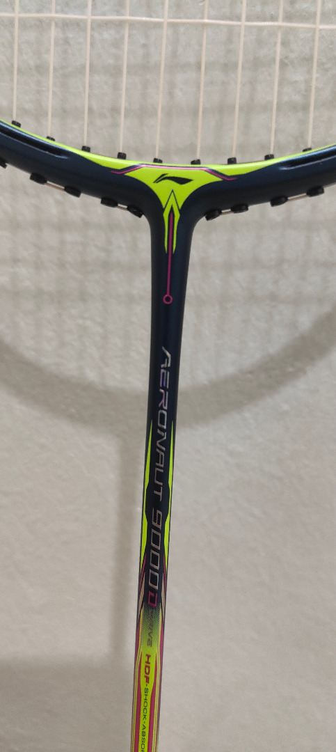 LI-NING AERONAUT 9000D BLUE GREEN, Sports Equipment, Sports & Games ...