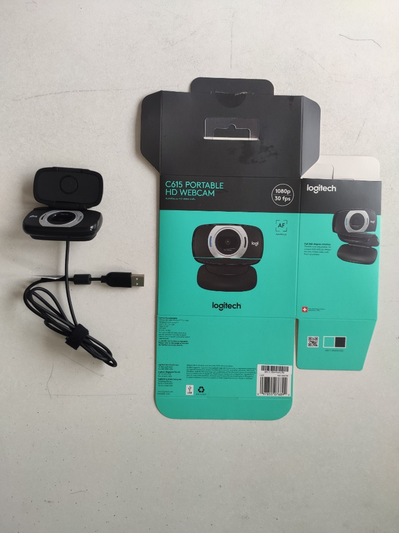 Logitech C615 Full HD Webcam, Computers & Tech, Parts & Accessories ...