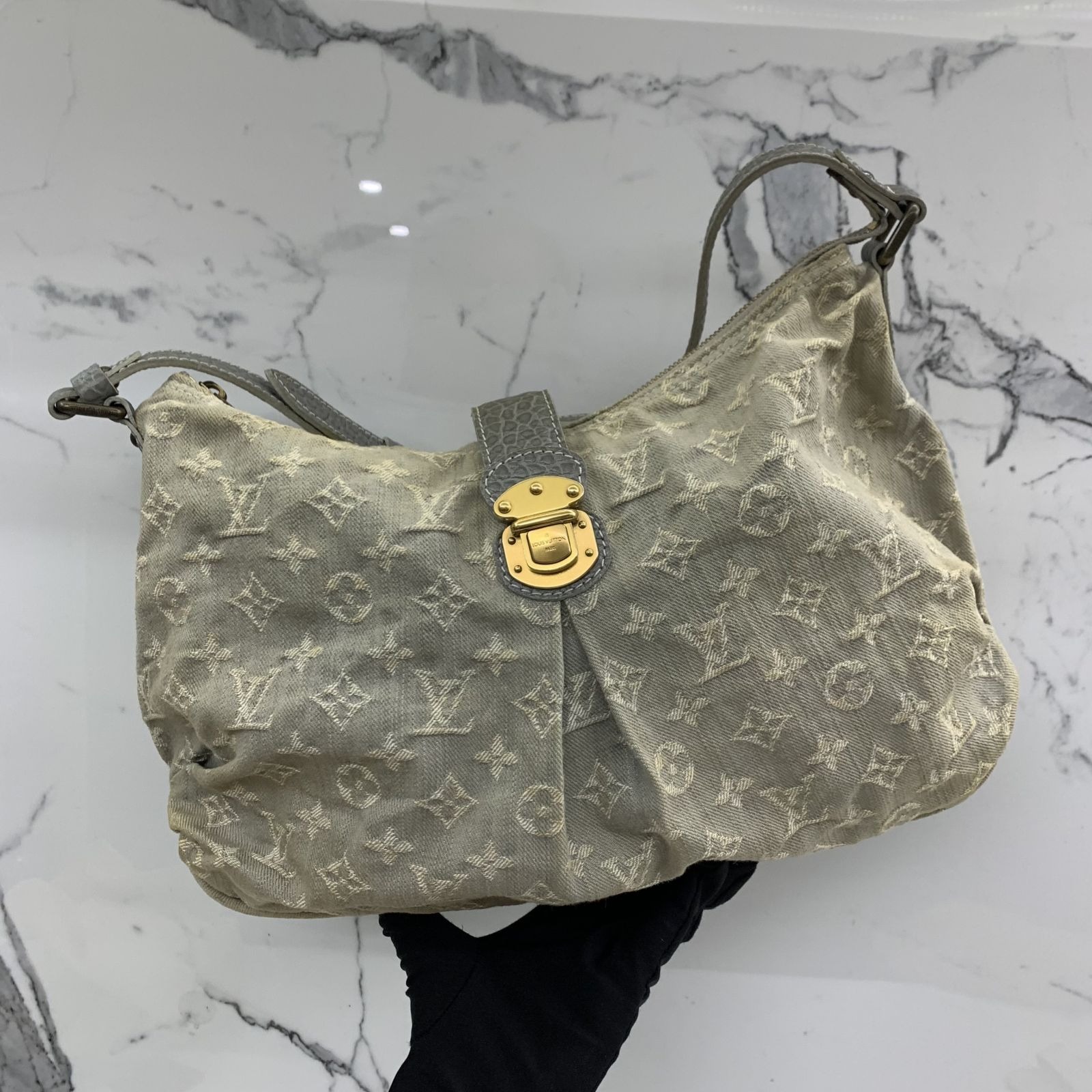 LOUIS VUITTON M95834 GREY MONOMINI/IDYLLE SLIGHTLY SHOULDER BAG ...