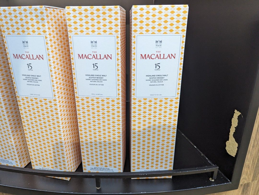 Macallan color collection 15 years, 嘢食 & 嘢飲, 酒精飲料 - Carousell
