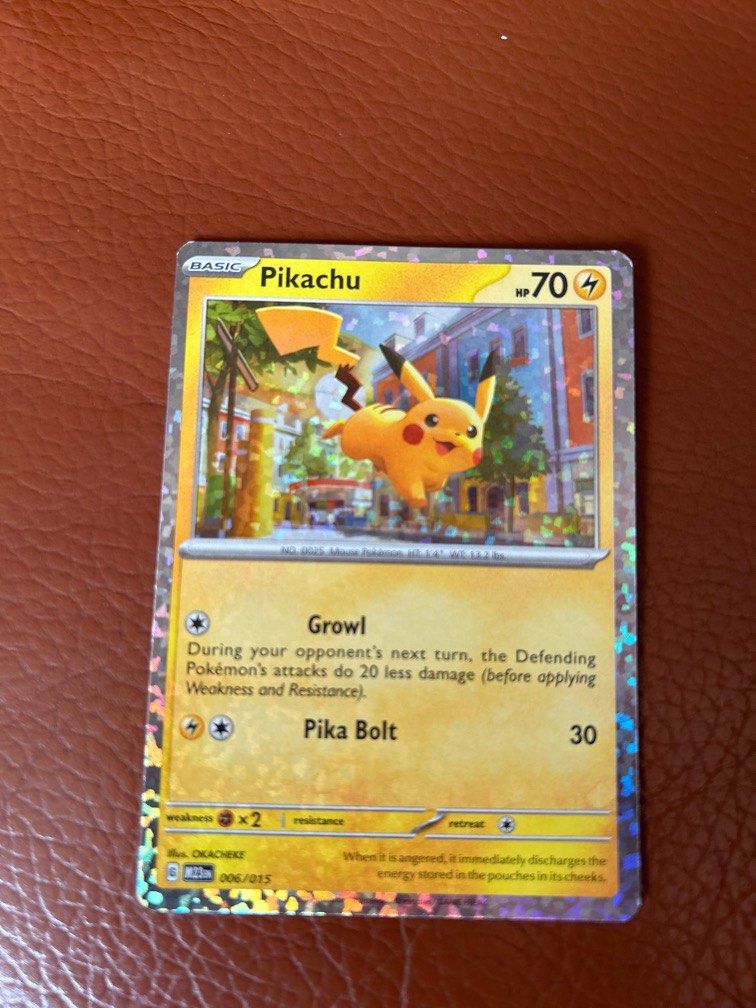 Macdonald Pokemon Pikachu Ultra Rare, Hobbies & Toys, Toys & Games on ...