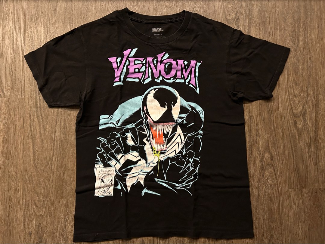 MARVEL venom graphic tee, Men's Fashion, Tops & Sets, Tshirts & Polo Shirts on Carousell