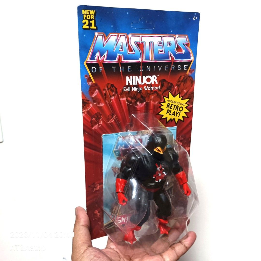 2021 He-Man MotU NINJOR Evil Ninja Warrior! action figure, Hobbies ...