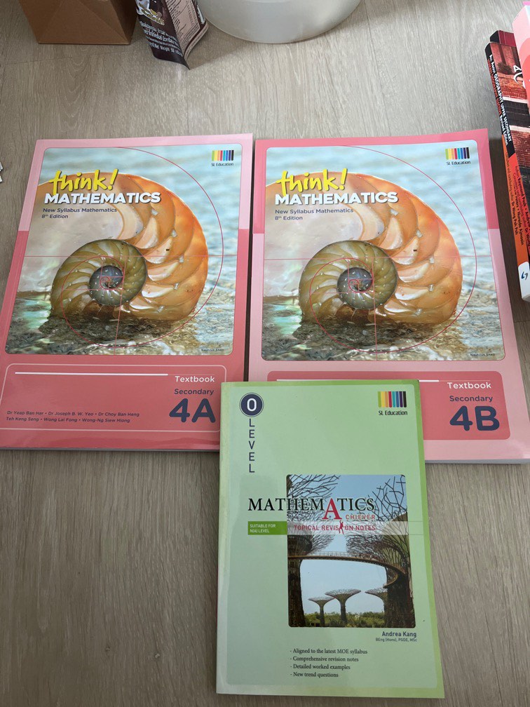 mathematics secondary 4 textbook 8th edition, Hobbies & Toys, Books ...