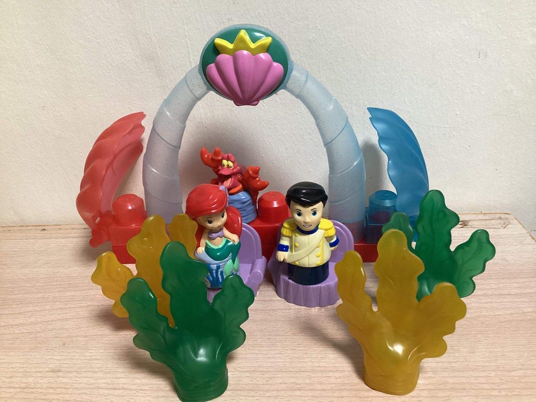 Mega block set (Train, Farm, Little Mermaid, assorted), Hobbies & Toys ...