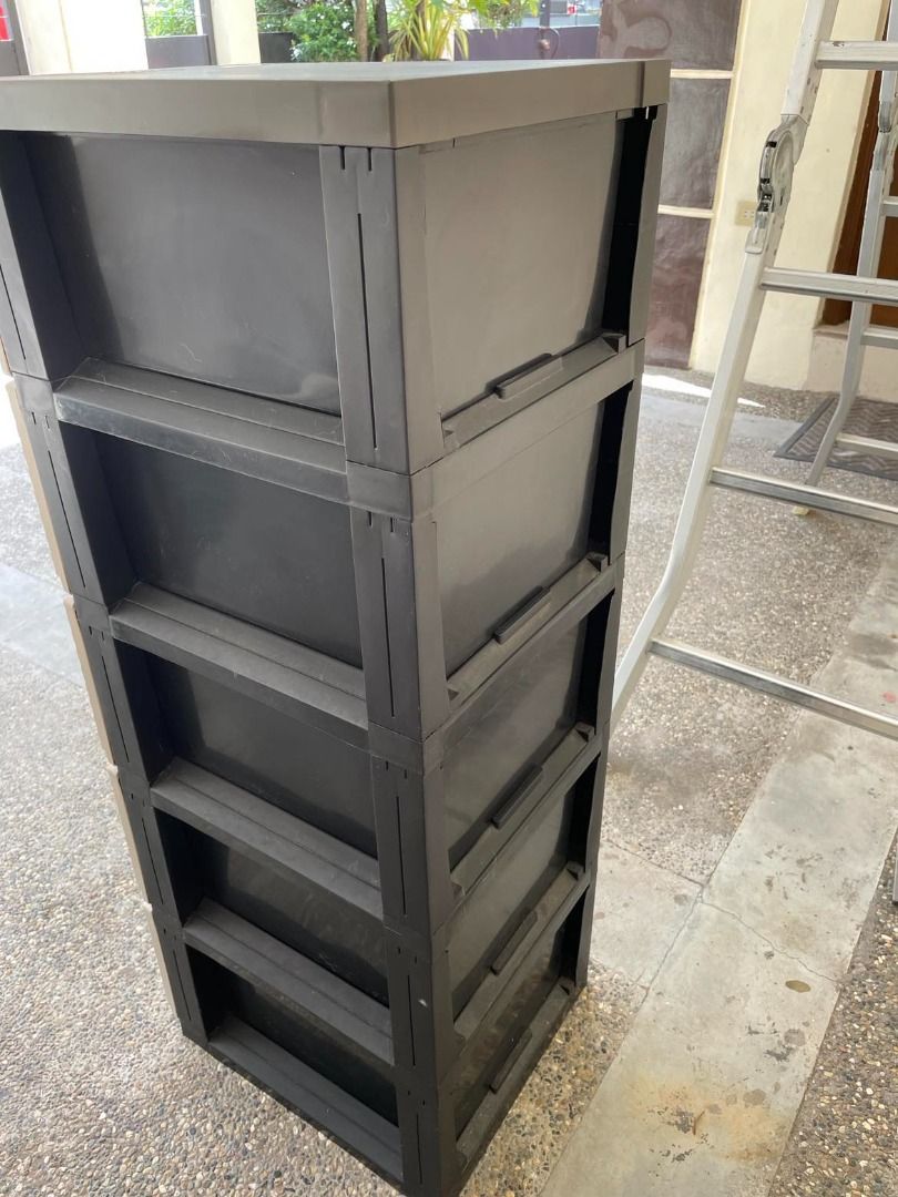 Megabox storage drawer 5 layers, Furniture & Home Living, Home ...
