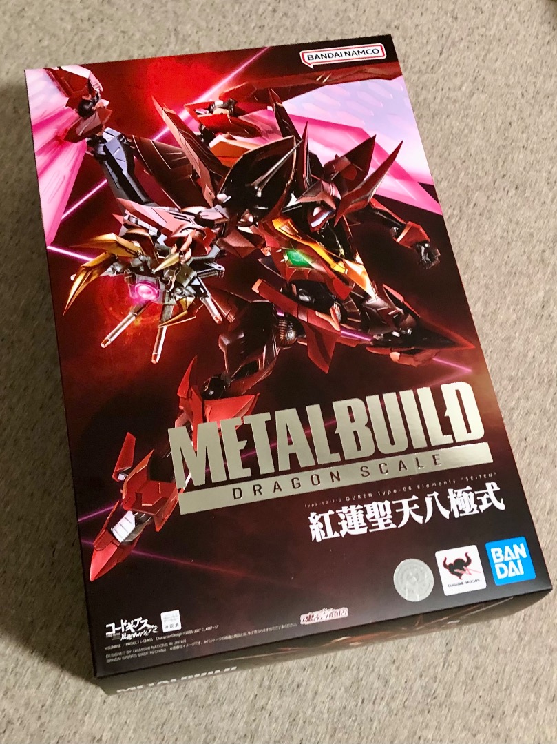 METAL BUILD GUREN TYPE-08 ELEMENTS "SEITEN" 紅蓮聖天八極式, 興趣及遊戲, 玩具 & 遊戲類 ...