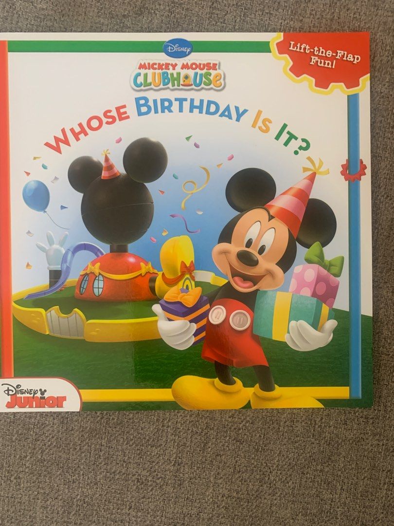 Mickey mouse clubhouse lift the flap book, Hobbies & Toys, Books ...