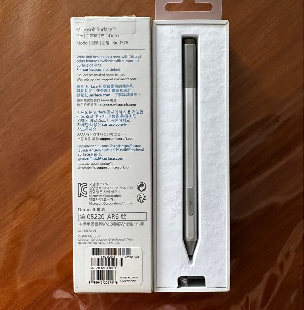 Microsoft Surface Pen, Model 1776, Computers & Tech, Laptops ...