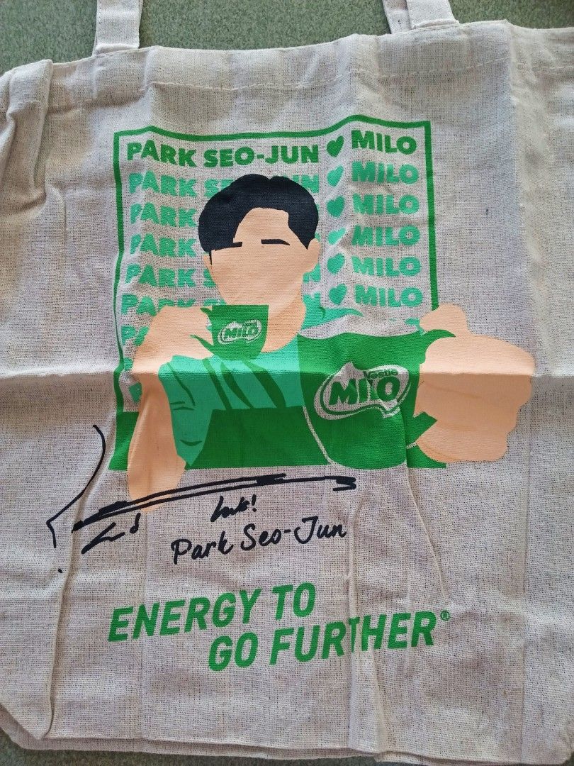 Milo x Park Seo-Jun Tote Bag., Women's Fashion, Bags & Wallets, Tote ...