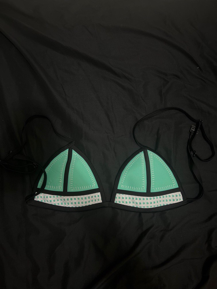 Mint Green Bikini Top, Women's Fashion, Swimwear, Bikinis & Swimsuits ...
